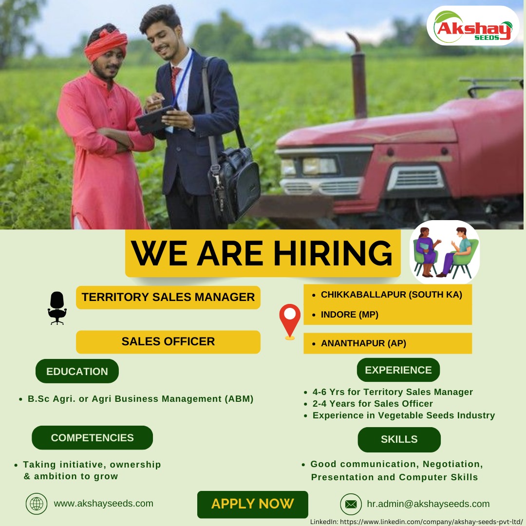 Career – Akshay Seeds